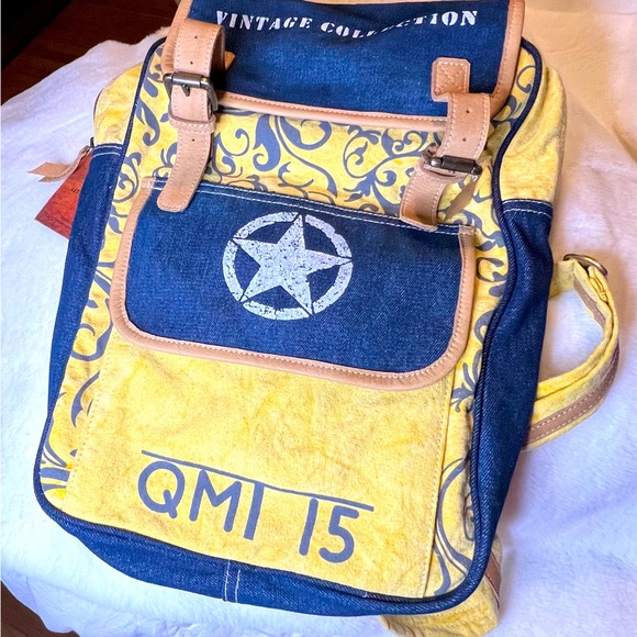 Bags | Vintage Style Backpack | Poshmark